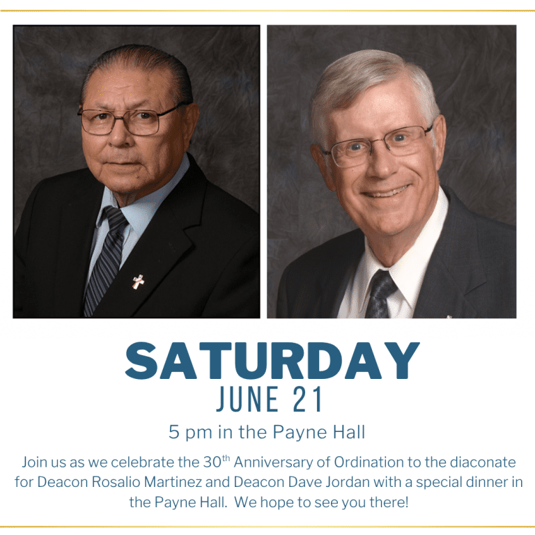 Celebrate Deacon Rosalio and Deacon Dave – Divine Mercy